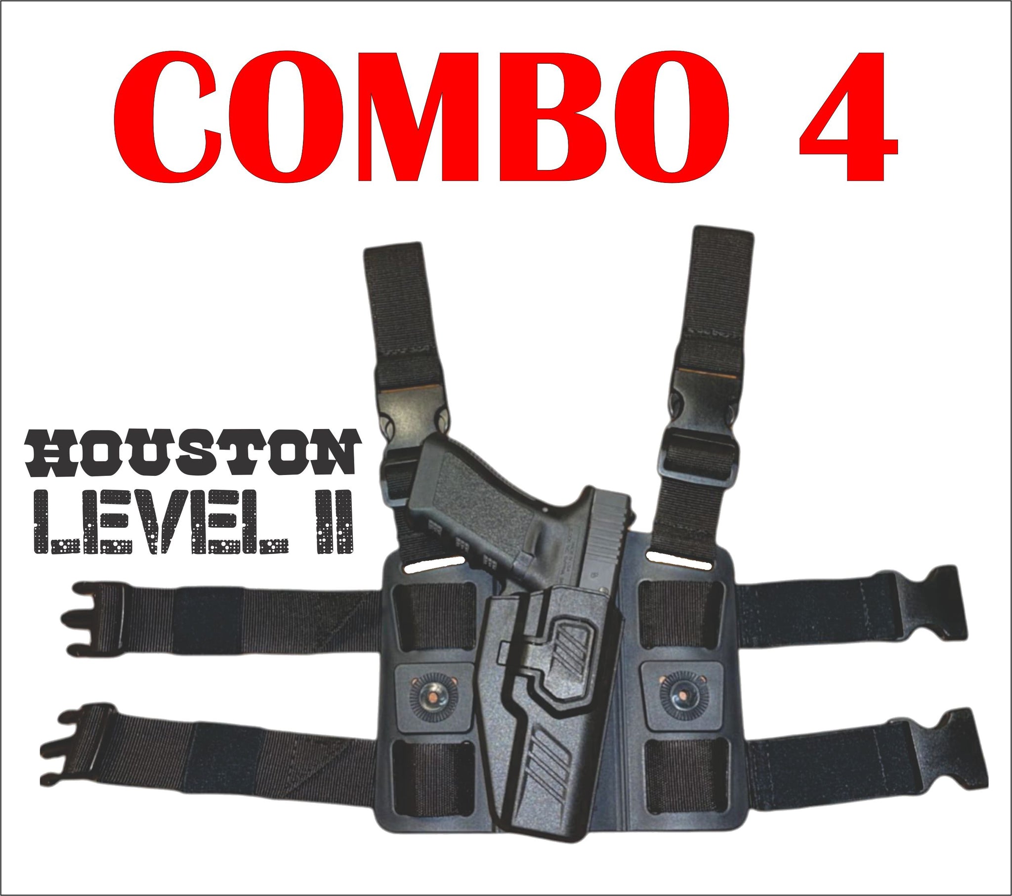 Level II Holster Combo | OWB + Duty Belt, Mag Holder & Leg Holster ...